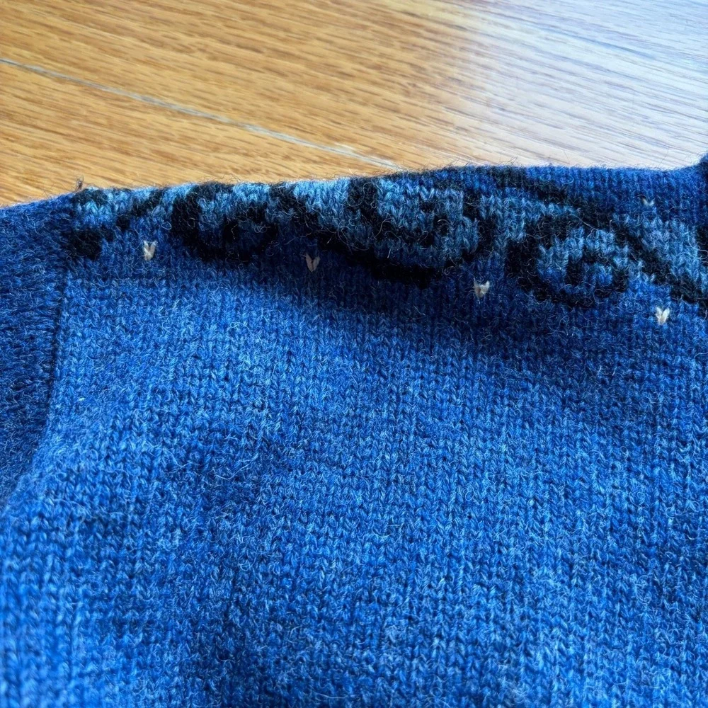 The Unbranded Brand | Sweaters | Vtg Scenic Village Knit Wool Henley ...